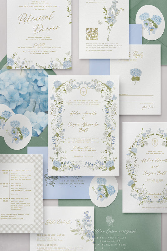 Cape Cod Wedding Invitation Collection | Gold Foil Stationery - Tuesday ...